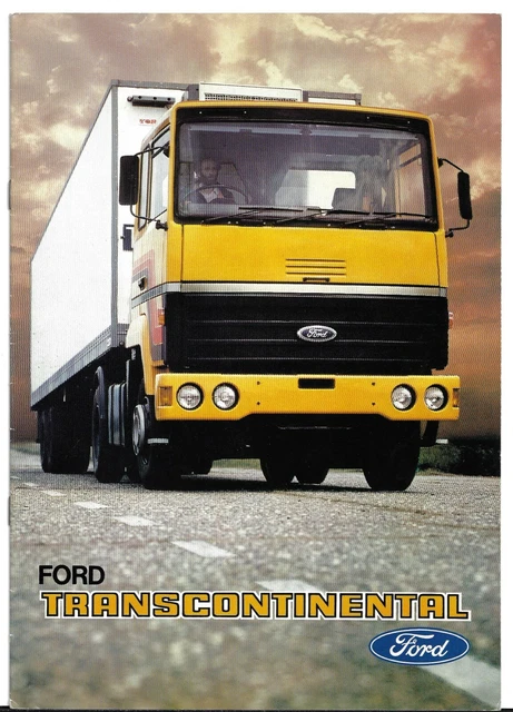 FORD TRANSCONTINENTAL 1978-79 UK Market Sales Brochure Truck Tractor £ ...