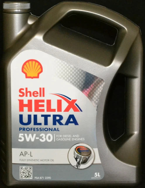 5 LITER SHELL Helix Ultra Professional AP-L 5W-30 engine oil ACEA C2 ...