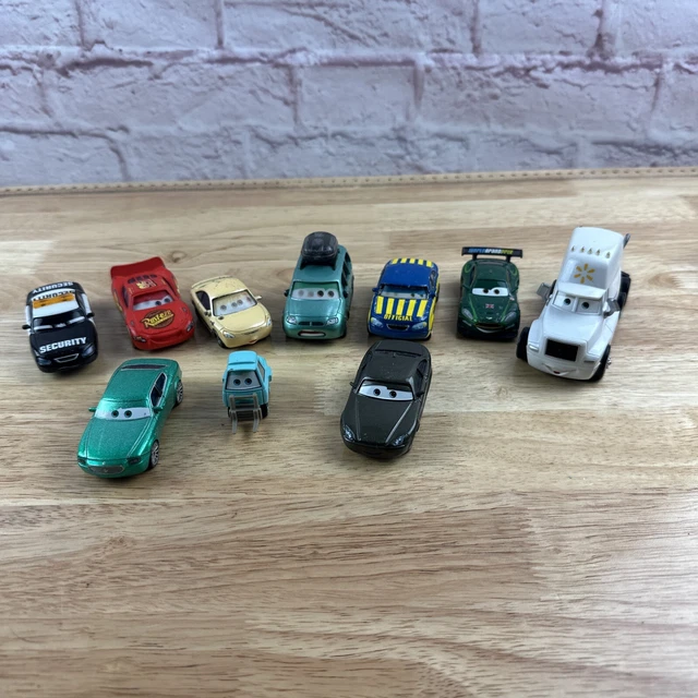 DISNEY PIXAR CARS Mini Racers Die Cast Vehicle Mattel Lot Of 10 $19.99 ...