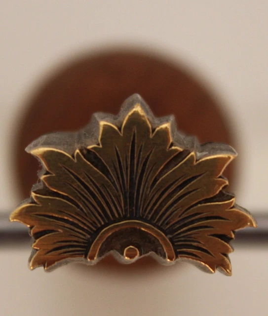 FER À DORER Fleuron modèle XVIIIe s Bronze Reliure Doreur Relieur #26 ...