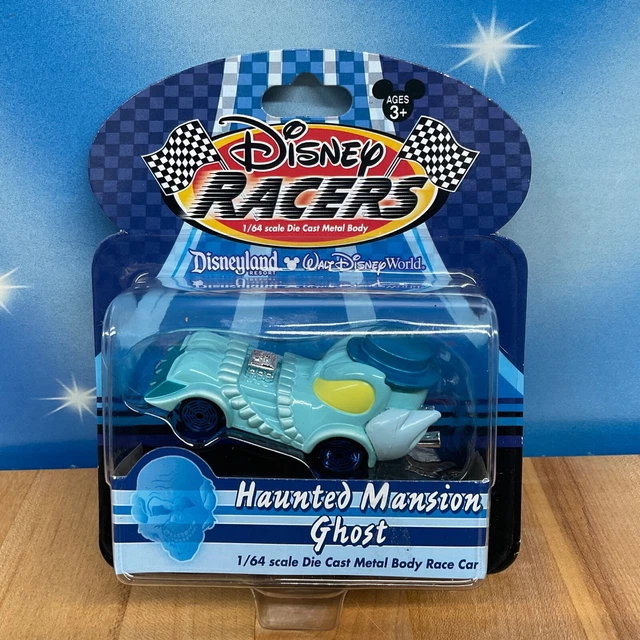 DISNEY RACERS HAUNTED Mansion Ghost 1/64 Scale Die-Cast Metal Body Race ...
