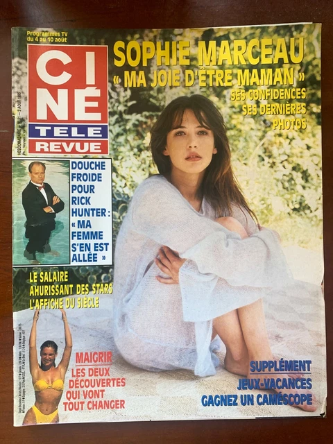 CINÉ-REVUE DU 3/08/1995; Sophie Marceau/ Rick Hunter/ Olivier Chiabodo/ Fabiola EUR 4,20 ...