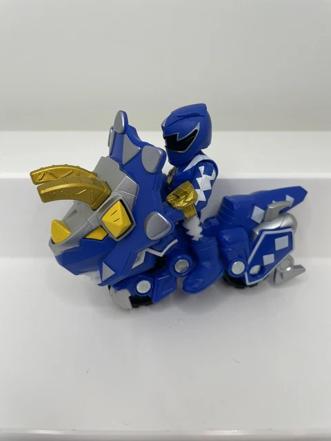 PLAYSKOOL HEROES POWER Rangers Blue Ranger & Raptor Cycle $9.99 - PicClick