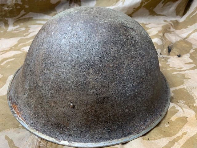 WW2 MK3 HIGH Rivet Turtle - British / Canadian Army Helmet - Nice ...