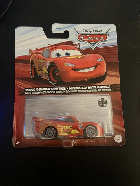 DISNEY PIXAR CARS Lightning McQueen Racing Wheels 1-55 scale Metal NEW ...