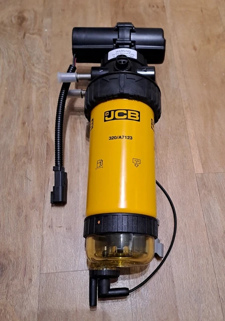 GENUINE JCB 320/A7186 Filter & Fuel Lift Pump Assembly, 12v, range in ...