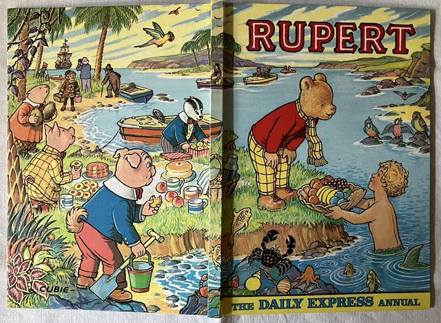 VINTAGE RUPERT BEAR Annual 1974. Unclipped price 60p. £2.22 - PicClick UK