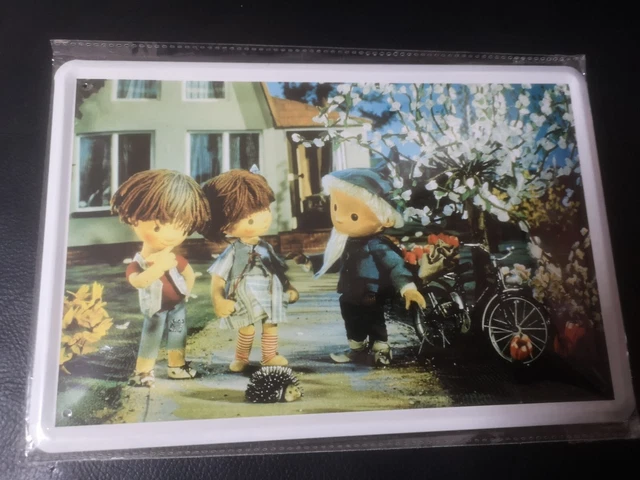 BLECHSCHILD 20X30, KINDER Serie, Sandmann Sandmännchen Ost DDR, Poster ...