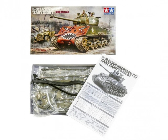TAMIYA 1/35 US M4A3E8 Sherman Easy Eight Korean Nr 300035359 EUR 49,49 ...