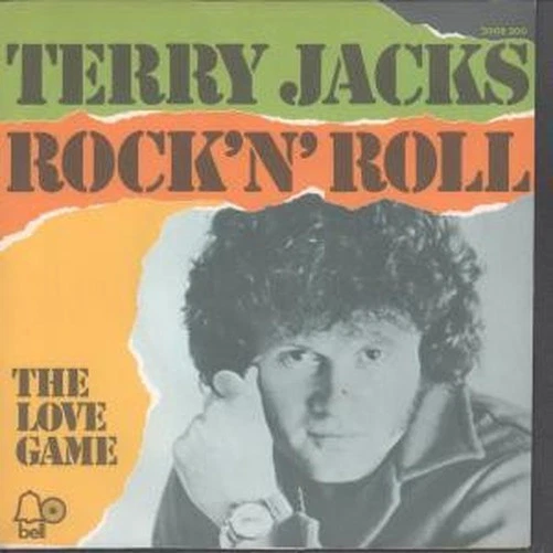 TERRY JACKS ROCK N Roll 7" vinyl Germany Bell 1974 B/w love game pic ...