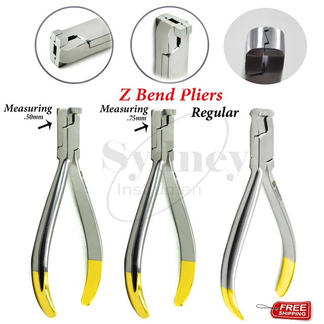 DENTAL ORTHODONTIC STEP Plier Detailing Arch-wire Bending & Z Bend ...
