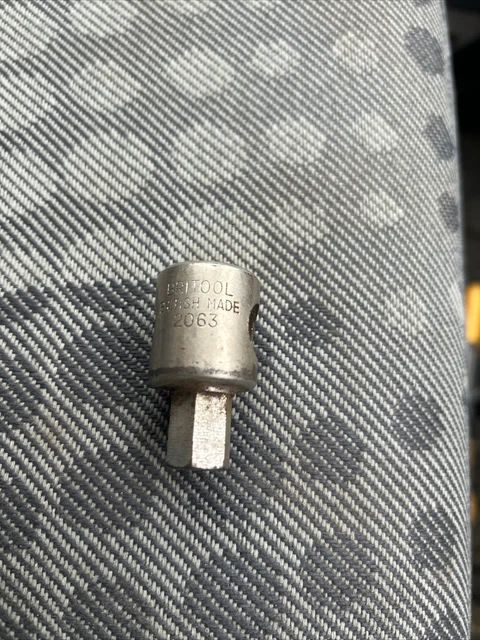 BRITOOL 2063 SOCKET for Sliding T Bar 9 With 3/16" W Or 7/16"AF ...