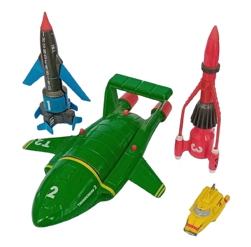 VINTAGE 1992 MATCHBOX Thunderbirds Diecast Vehicles Compete Set T1, T2 ...