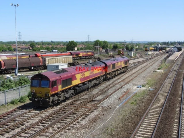 PHOTO (2) Class 66 66090 & 66085 At Didcot 26/05/12 £1.55 - PicClick UK