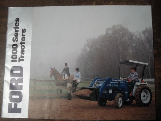 FORD 1000 SERIES Tractors Brochure (e11) £9.38 - PicClick UK