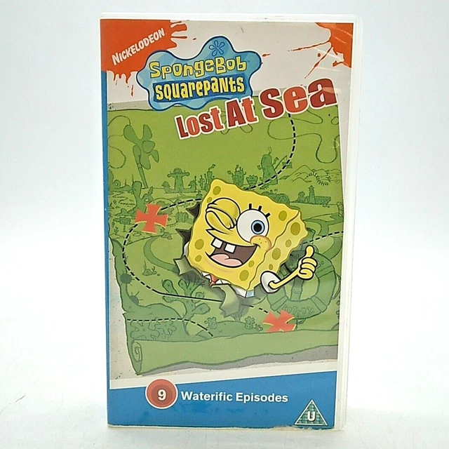 SPONGEBOB SQUAREPANTS &LOST At Sea" VHS/Video Tape, 9 Waterific ...