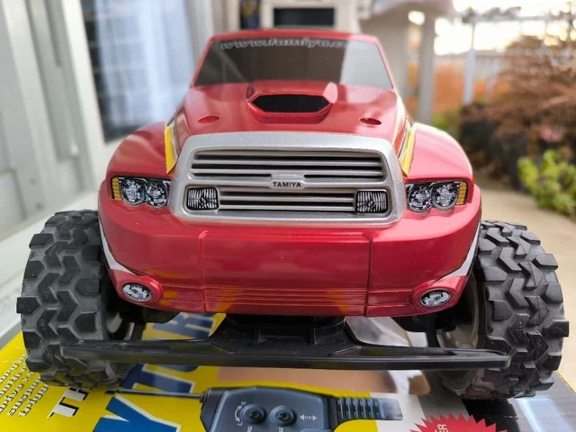 TAMIYA 1/12 LAND Zephyr Quick Drive RC Truck RTR Red 27MHz Near Mint ...