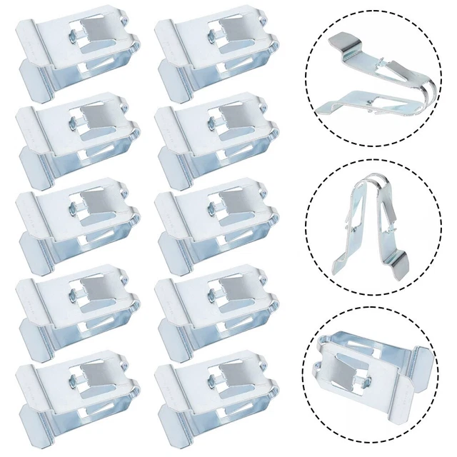 26) PACK DE 10 clips de panneau d'installation fiable poignée de toit ...