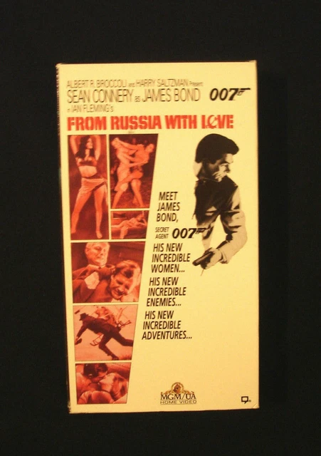 FROM RUSSIA WITH Love (VHS,1993) Sean Connery, Desmond Llewelyn ...