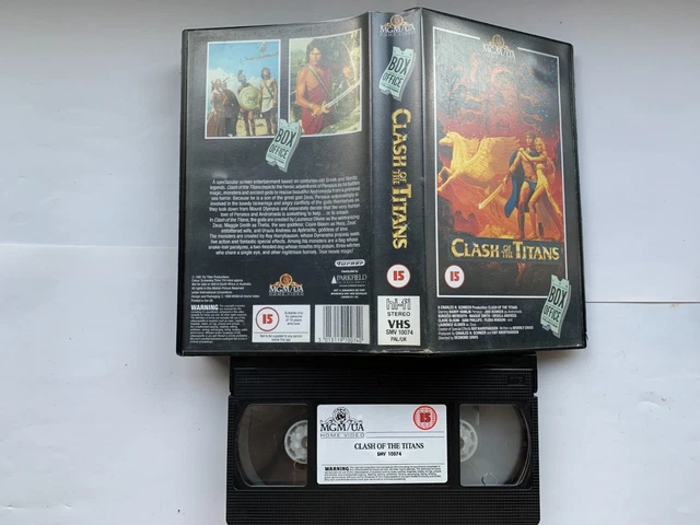 CLASH OF THE Titans {1981, Vhs/Pal} An Mgm/Ua Video Release ~ Deleted Title!!! £34.99 - PicClick UK