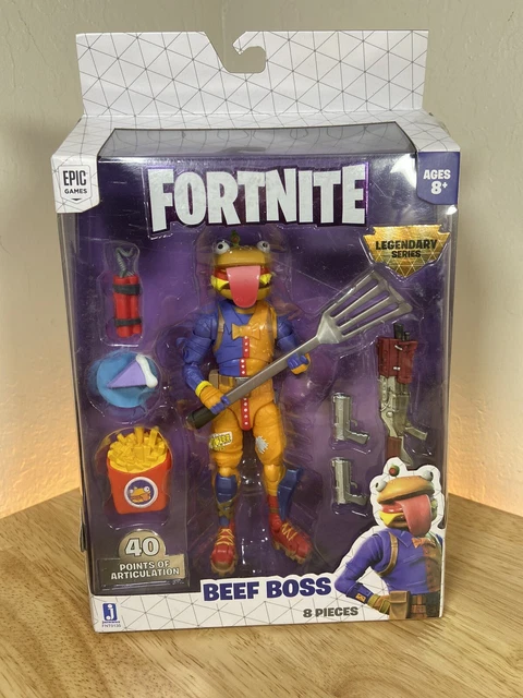 FIGURINE ARTICULÉE FORTNITE Legendary Series Beef Boss 6" Epic Games ...