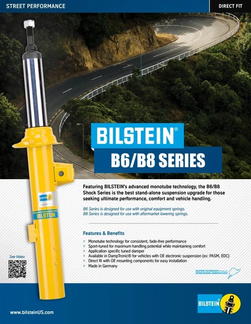 FOR MAZDA MIATA MX-5 MX5 NB 1999-2005 Pair Bilstein B6 Rear Shocks ...