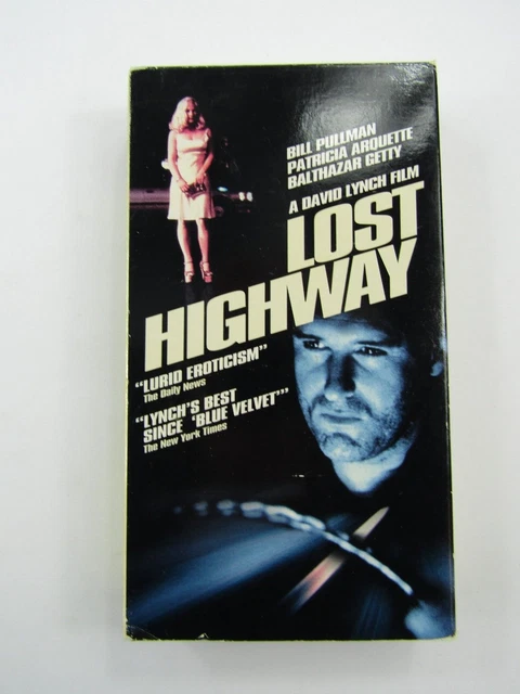 VTG LOST HIGHWAY VHS David Lynch Bill Pullman Polygram Rental 1997 ...