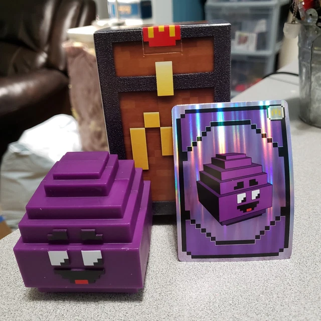 2025 MCDONALD'S MINECRAFT Adult Happy Meal Grimace Egg Unused Code and ...