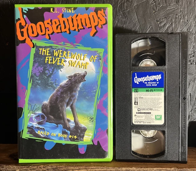 GOOSEBUMPS VHS THE Werewolf Of Fever Swamp 1997 RL Stine Lime Green ...