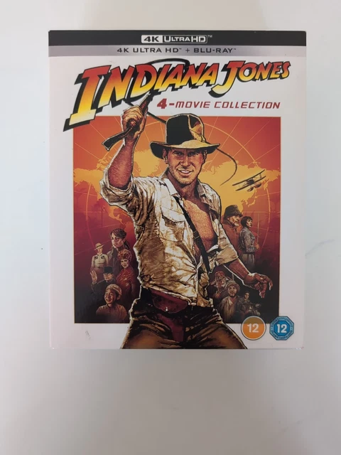 INDIANA JONES 4-MOVIE Collection 4K UHD Blu-ray, 2021, Harrison Ford £ ...