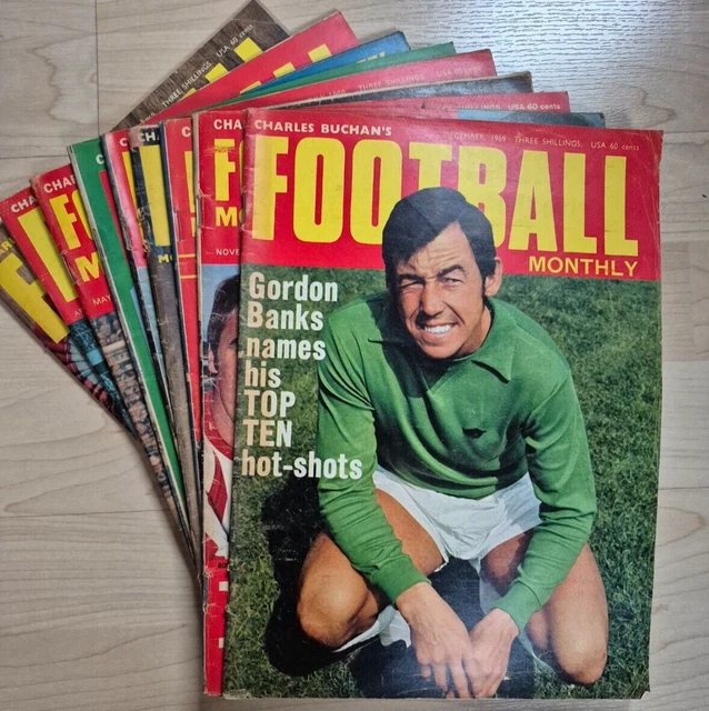 CHARLES BUCHAN'S FOOTBALL Monthly Magazine / 9 Issues from 1969 £9.03 ...