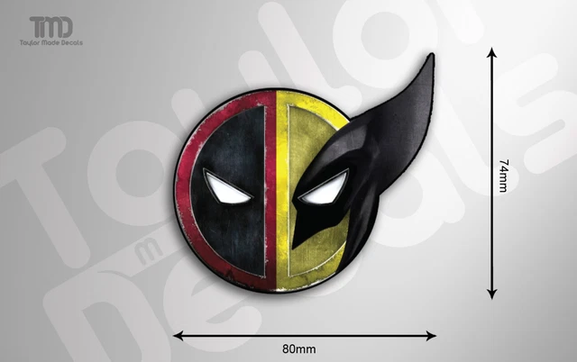 DEADPOOL & WOLVERINE Logo Vinyl Sticker Walls Windows Skateboard Car ...