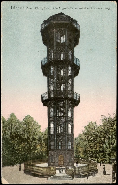 LÖBAU KÖNIG FRIEDRICH August-Turm (Löbauer Berg/Lubijska Hora) 1930 EUR ...