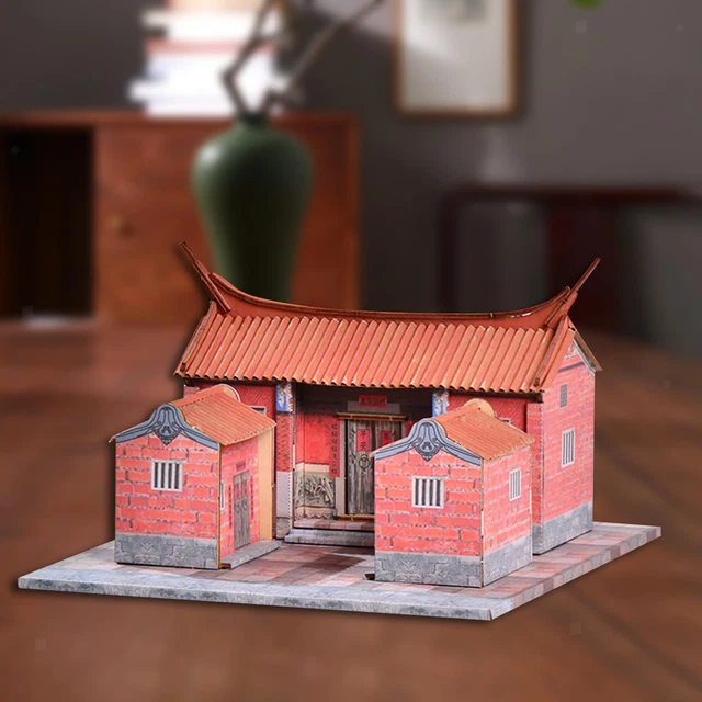 MINIATURE DIY HOUSE Kits Home Decor Self Assembly Traditional for ...
