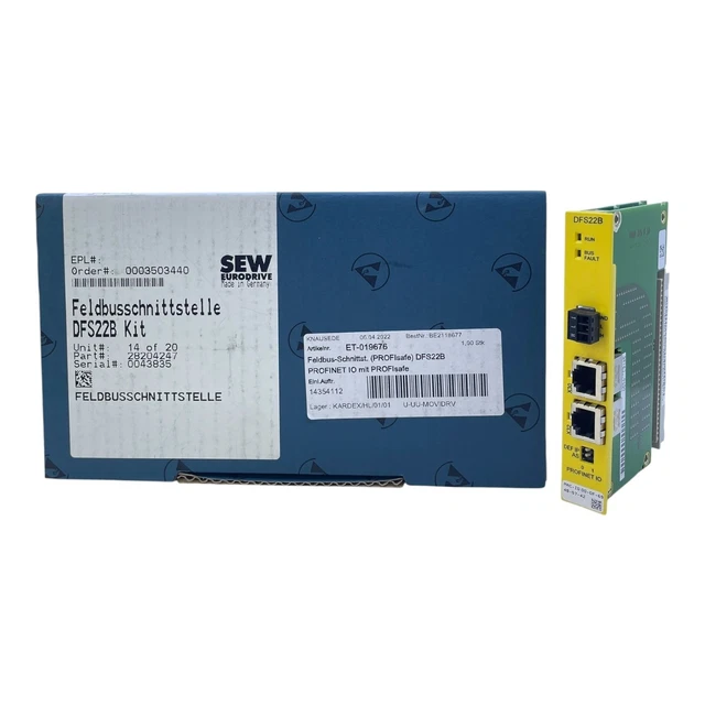 SEW FIELDBUS INTERFACE DFS22B Kit PROFINET IO PROFIsafe 28204247 ...