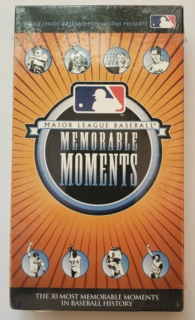 MLB MAJOR LEAGUE Baseball 30 Most Memorable Moments in History (VHS ...
