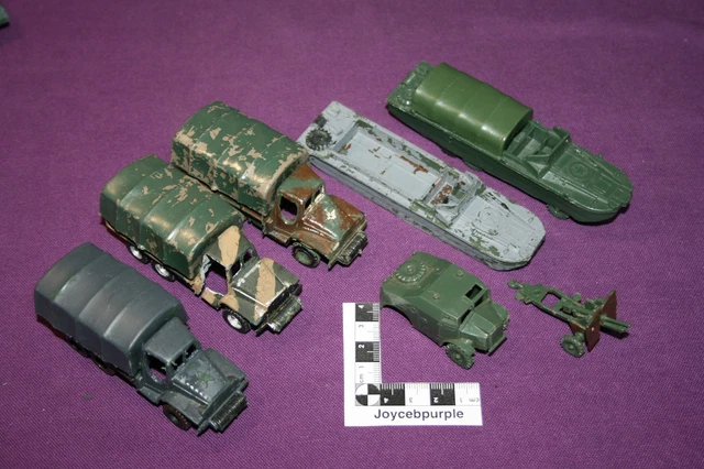AIRFIX ASSORTED POLY AFV HO/OO scale models. Spares, incomplete, broken ...