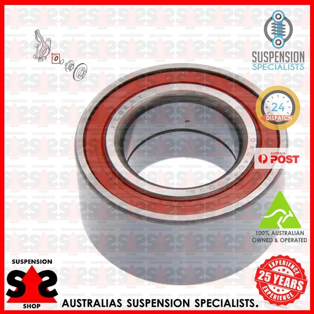 FRONT AXLE BOTH Sides Wheel Bearing Suit MITSUBISHI Lancer Vii (Cs_A, Ct_A) 2.0 EUR 39,92 ...