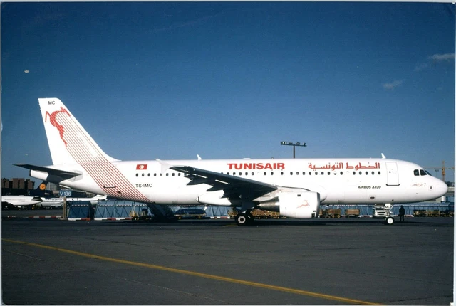 TUNISAIR AIRLINES - Airbus A320-211 -8x12 Color Print Photo - Aviation ...