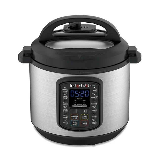 INSTANT POT DUO SV 6-Quart 9-in-1 Multi-Use Pressure Cooker Used £23.78 ...