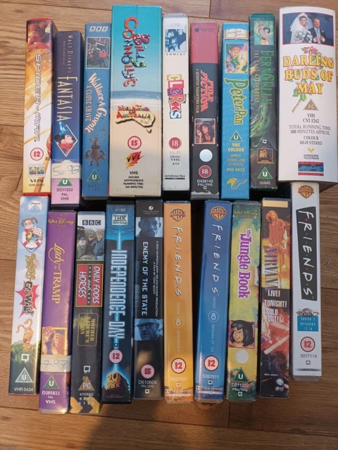 VHS VIDEO TAPES, multi-list. choose from drop down menu. Disney, box ...
