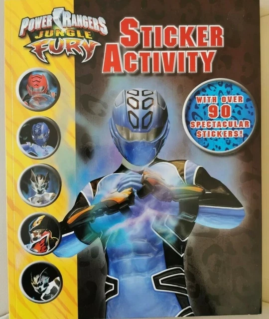 DISNEY STICKER ACTIVITY: "Power Rangers" (Power Rangers Jungle Fury ...