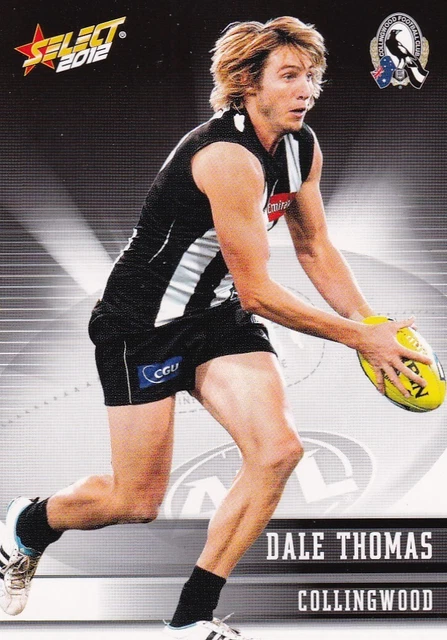 Afl 2012 Select Collingwood Magpies Dale Thomas Card No 40 2 20