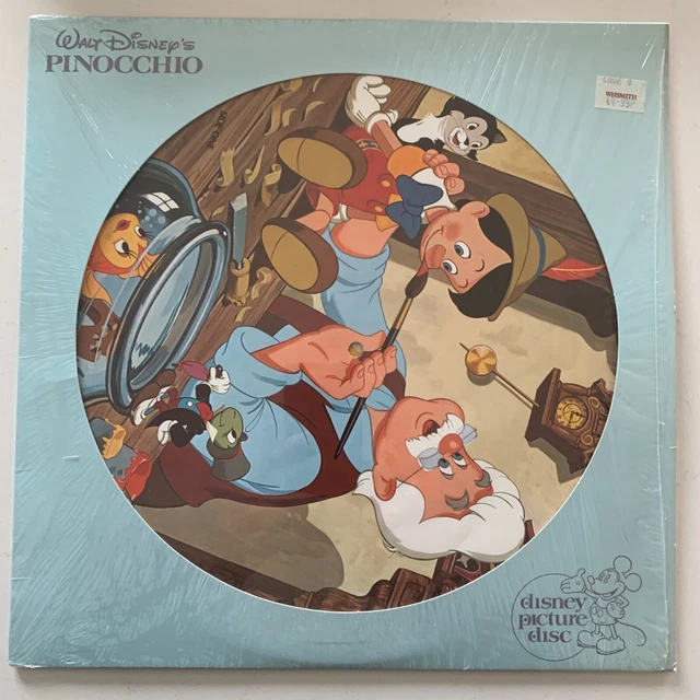 WALT DISNEY'S PINOCCHIO - Original Soundtrack - 1981 Picture Disc Vinyl ...