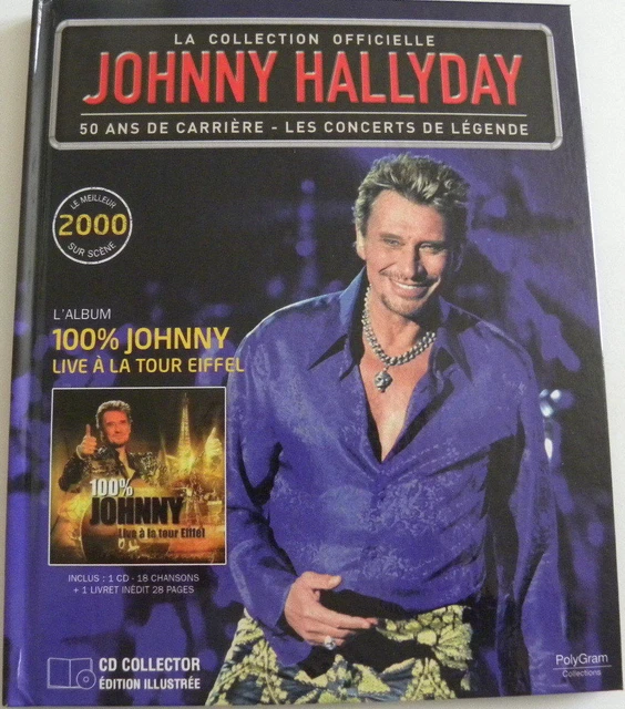 JOHNNY HALLYDAY LA collection officielle 50 ans les concerts live tour ...