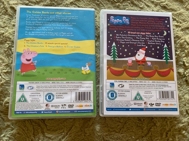 PEPPA PIG DVDS The Golden Boots & Christmas Show With Other Stories EUR ...