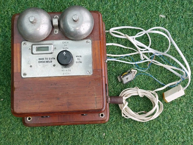 VINTAGE WOODEN GPO BELL SET No 20, Mk 235 £41.95 - PicClick UK