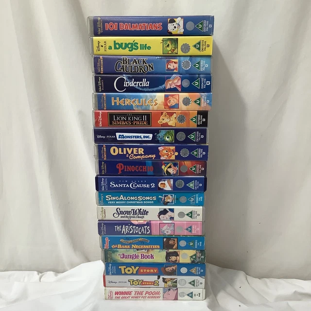 18 X KIDS VHS Bundle Job Lot Disney Cinderella Toy Story Snow White ...