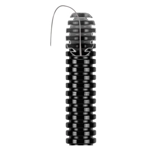GEWISS FBY FLEXROHR mit Zugdraht Leerrohr Wellrohr M20 schwarz biegsam ...