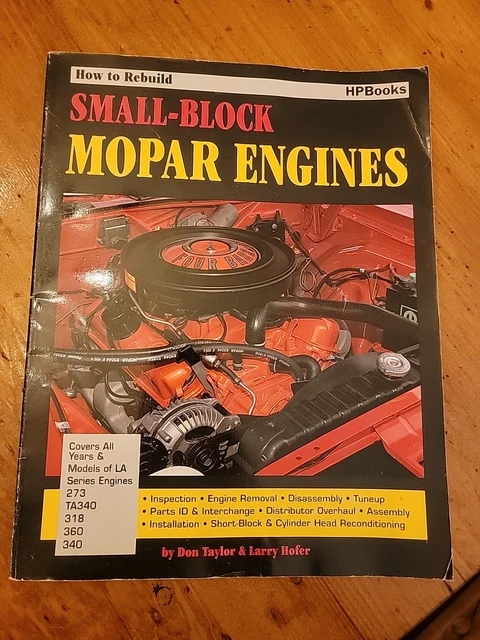 HOW TO REBUILD Small Block Mopar Engines Hp Books - Free Shipping £22. ...